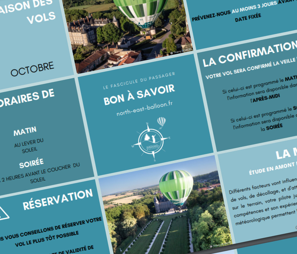 Le fascicule du passager - NORTH-EAST BALLOON